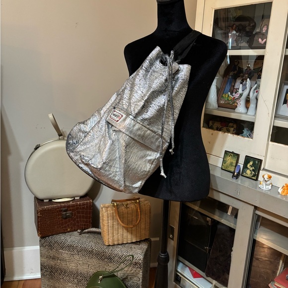 Swatch | Bags | Silver Metallic Swatch 98s Duffle Bag | Poshmark